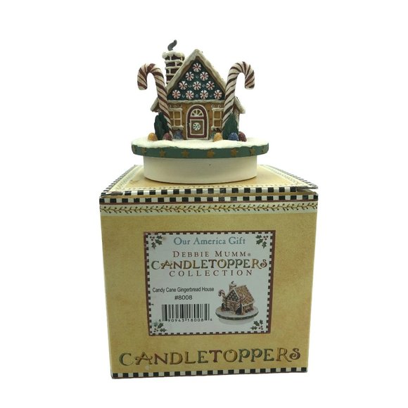 Debbie Mumm | Accents | Rare 202 Signed Debbie Mumm Candle Topper Candy ...